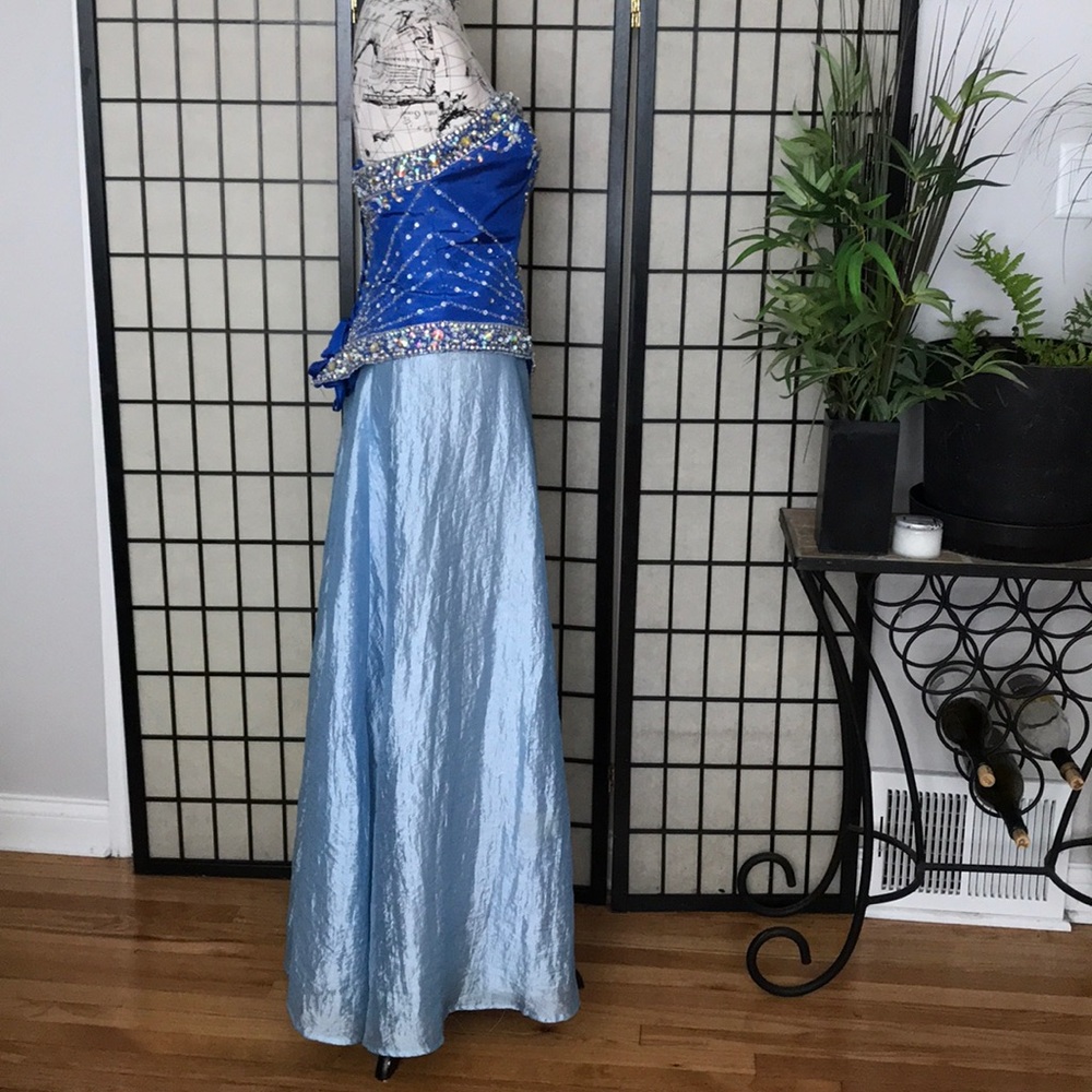 Xv Bustier Corset Crystal Bead Prom Strapless Top Gow… - Gem